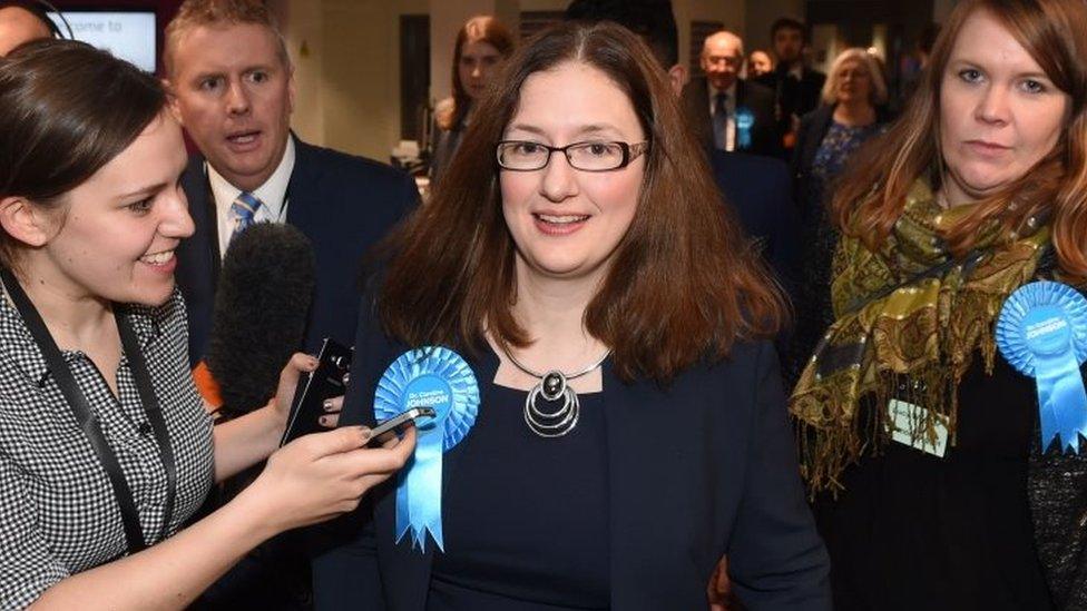 New Conservative MP Caroline Johnson takes Commons seat - BBC News