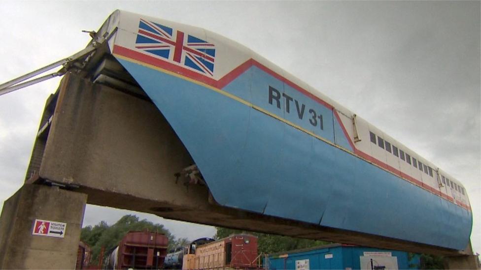 Littleport filmmaker documents unseen 'hover train' archive - BBC News