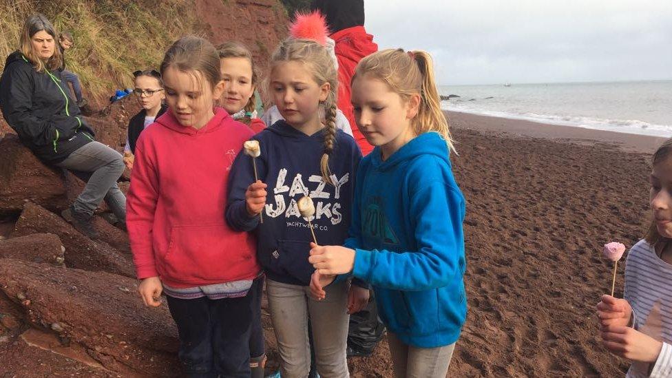 Shoreline lessons - how beach trips boost learning - BBC News
