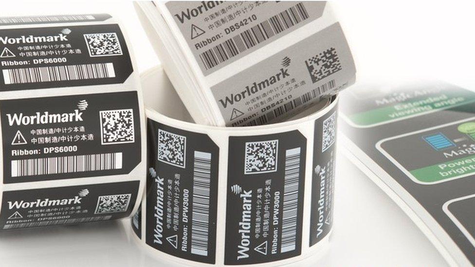 Canadian firm buys label specialist Worldmark in £126m deal - BBC News
