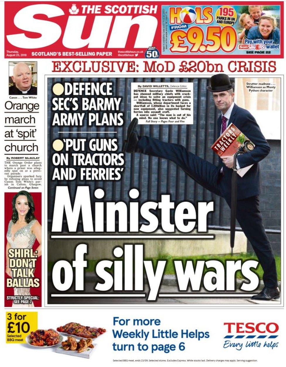 The papers: Scotland's deficit 'black hole' - BBC News