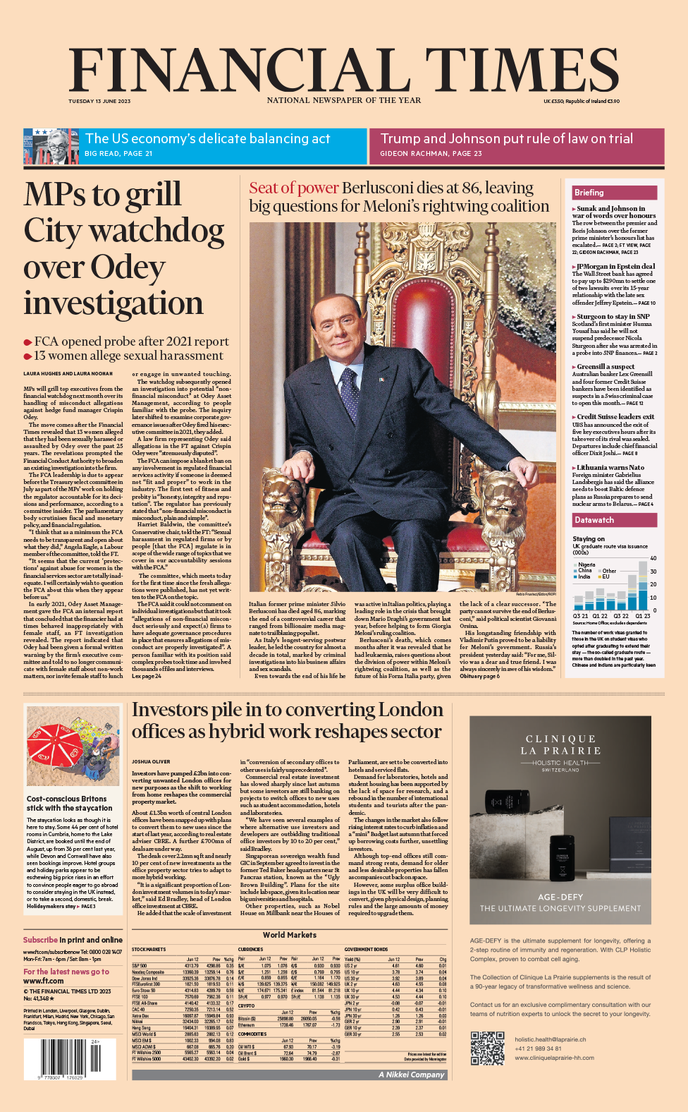 'Boris and Rishi at war' and 'Partygate report due' - BBC News