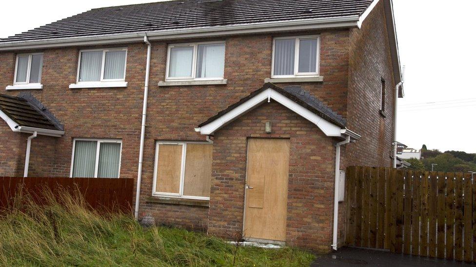 Newry: Home badly damaged in fireworks arson attack - BBC News