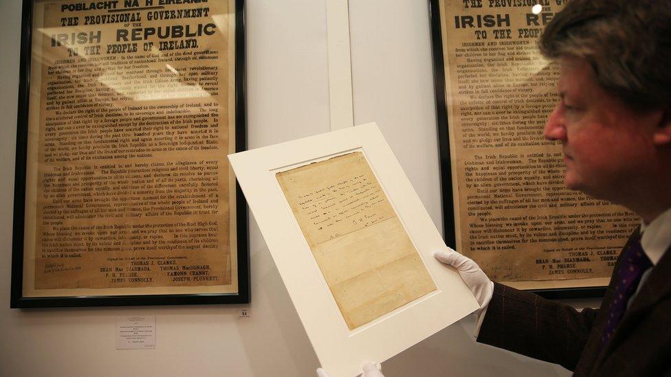 Auction withdraws Patrick Pearse 1916 surrender letter - BBC News