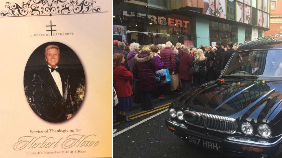 Herbert Howe: Liverpool funeral held for 'King of Bling' hairdresser ...