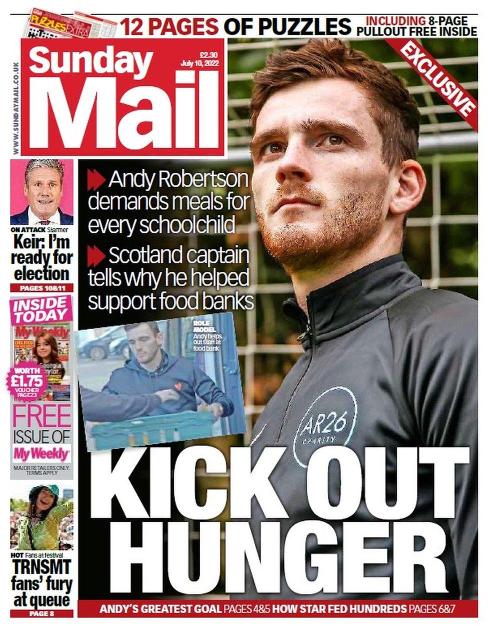 Scotland's papers: PM candidates in tax row and 'TRNSMELT' - BBC News