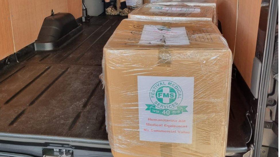 Ukraine trauma kits appeal increase aid target - BBC News