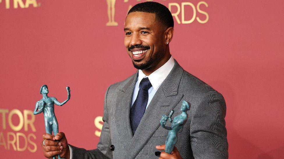 Michael B Jordan and Sinners score big wins at Actor Awards - BBC News
