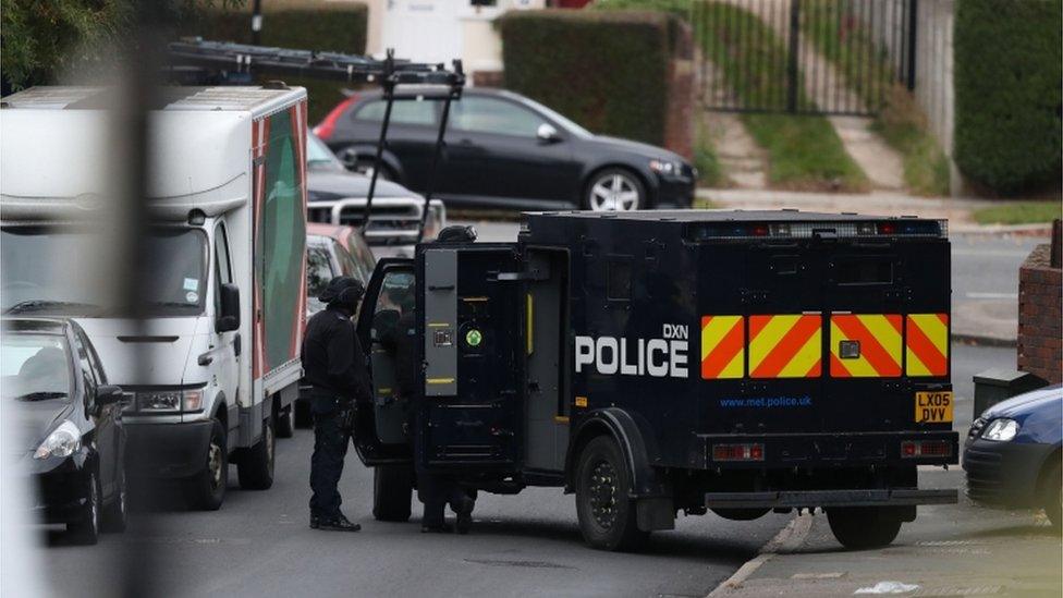 Northolt armed stand-off police fear petrol stockpile - BBC News