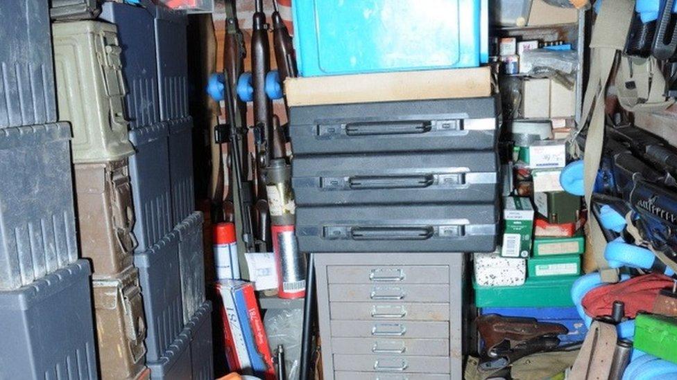 Wyverstone weapons haul: Firearms dealer Anthony Buckland jailed - BBC News