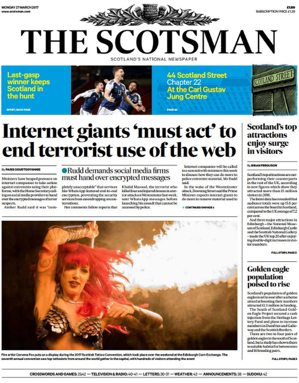 Scotland's papers: Money laundering and boxer death - BBC News