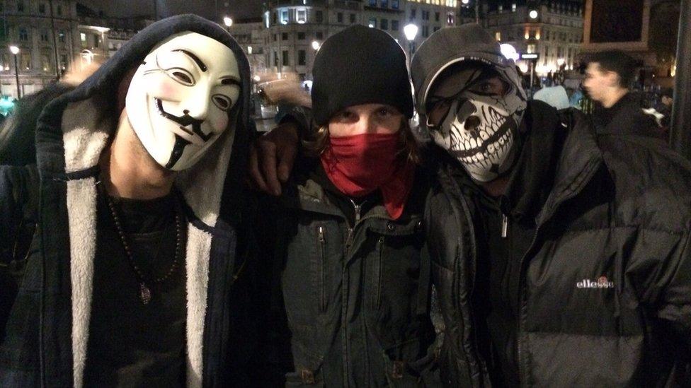 'Why we protested in the Million Mask March' - BBC News