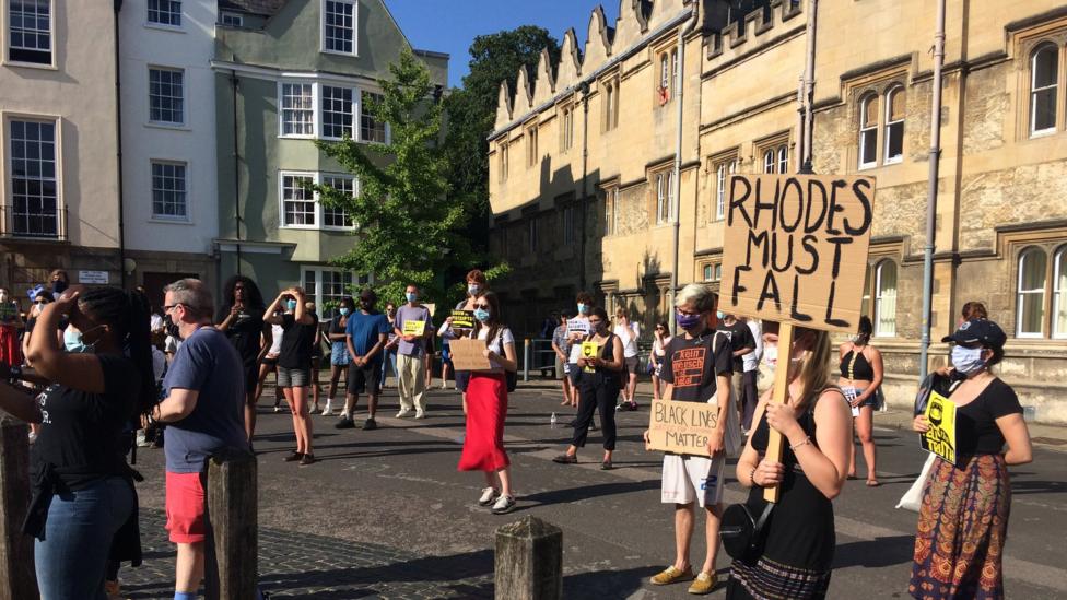 Cecil Rhodes legacy looked at in Oriel College exhibition - BBC News