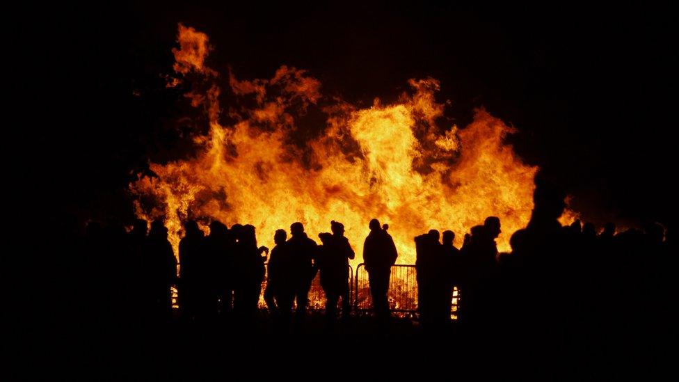 Your pictures: Bonfire night - BBC News