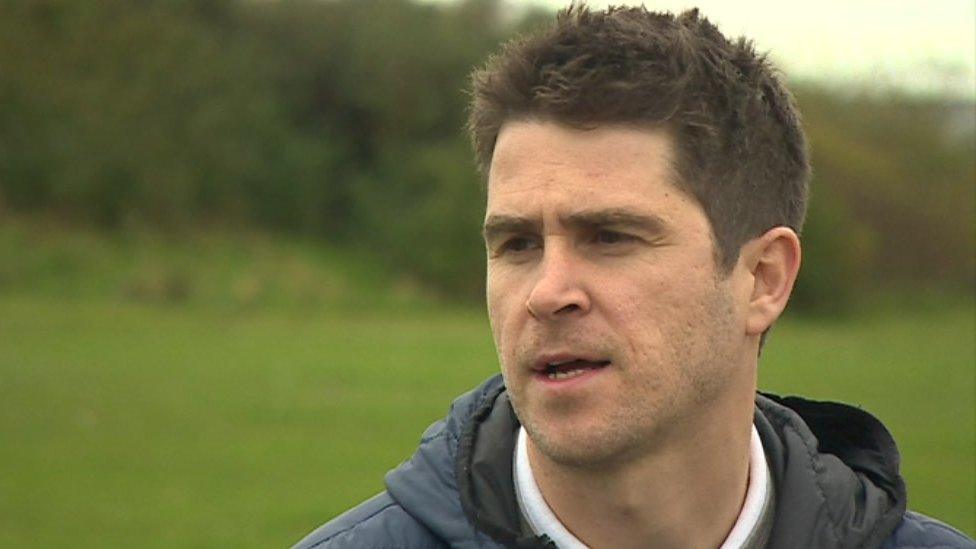 Ex-Man Utd player: 'The football pitch was like a prison' - BBC News