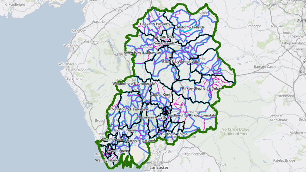 Westmorland and Furness Council boundary consultation under way - BBC News