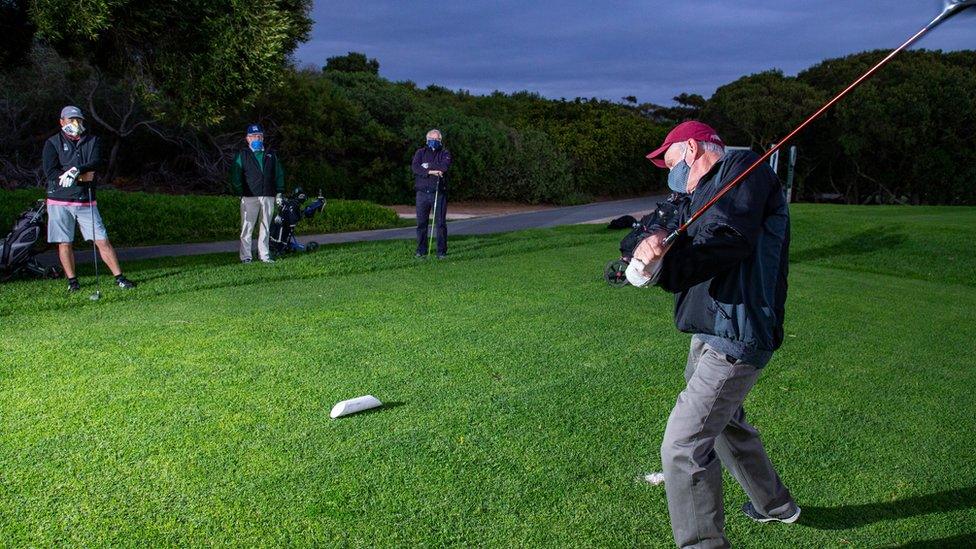 SA's golf courses reopen - BBC Sport