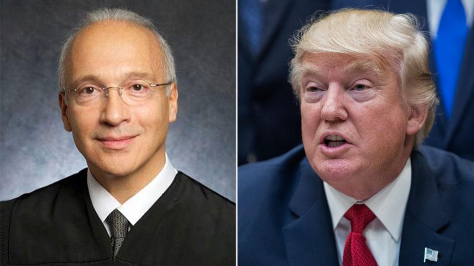 Trump-targeted judge gets high-profile immigration case - BBC News