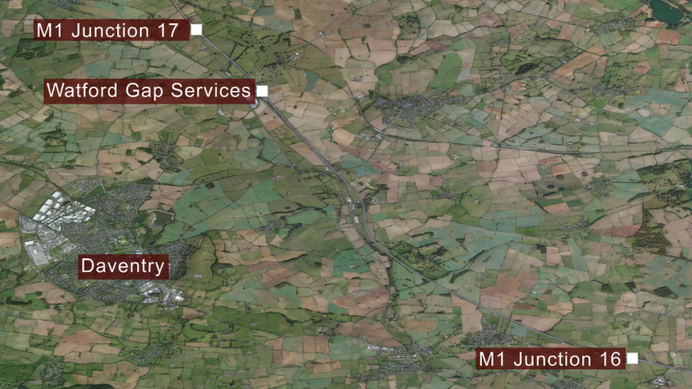 Man found dead on M1 in Northamptonshire 'may have hidden in lorry ...