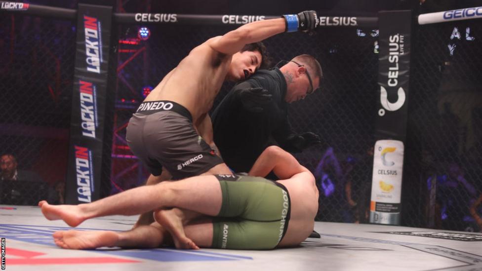 Brendan Loughnane in shock PFL defeat by Jesus Pinedo - BBC Sport