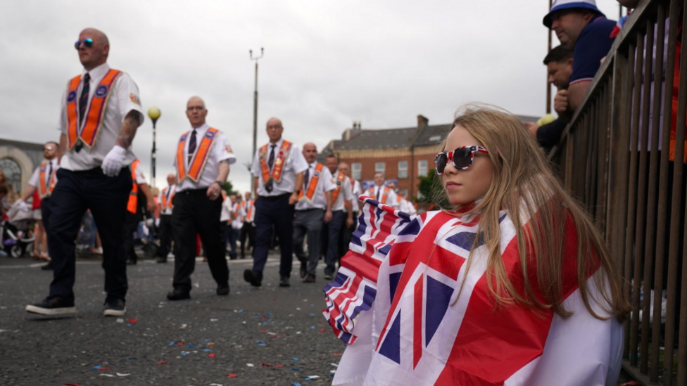 The Twelfth: Orange Order parades take place across NI - BBC News