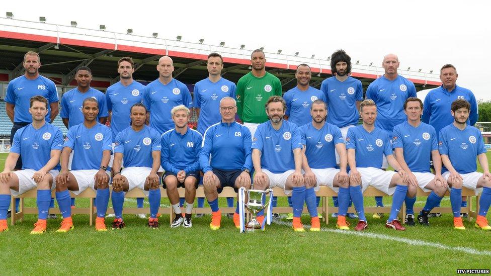 Louis Tomlinson and Niall Horan have 'fighting talk' ahead of Soccer ...