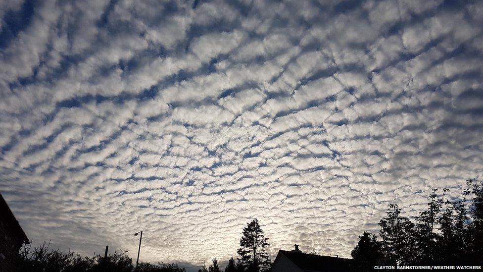 The beauty of a mackerel sky - BBC Weather