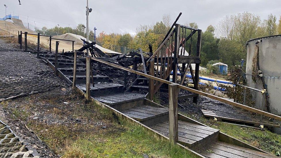 Arson probe after Stoke-on-Trent ski centre fire - BBC News