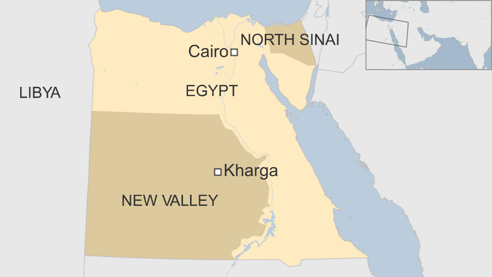 Egypt police killed in attack on desert checkpoint - BBC News