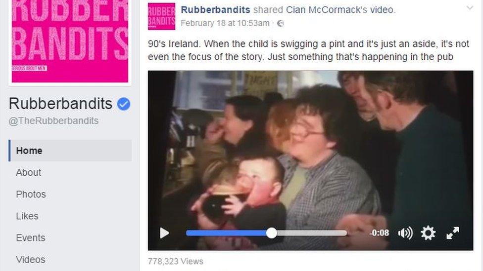 Guinness-guzzling toddler 'Pintbaby' tracked down - BBC News