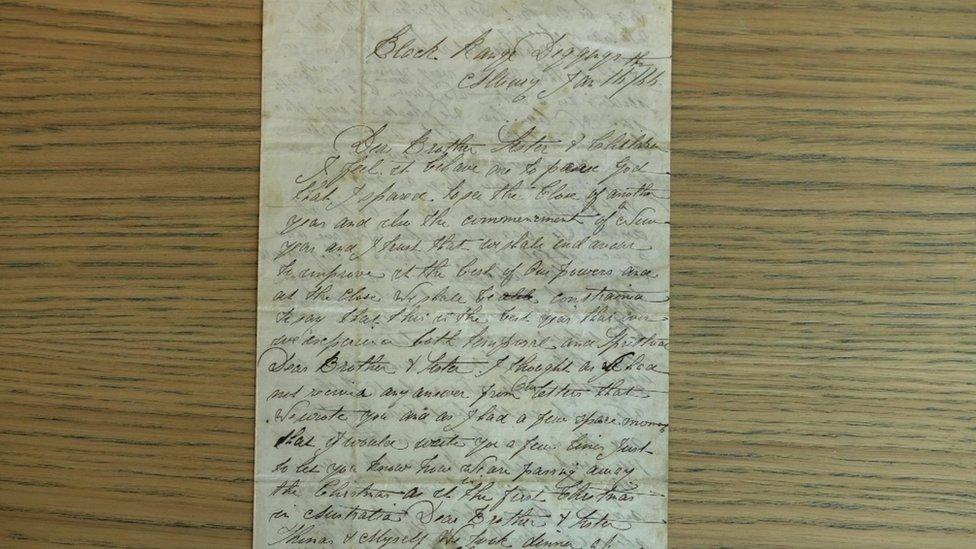 Exhibition brings to life letters written more than 150 years ago - BBC ...