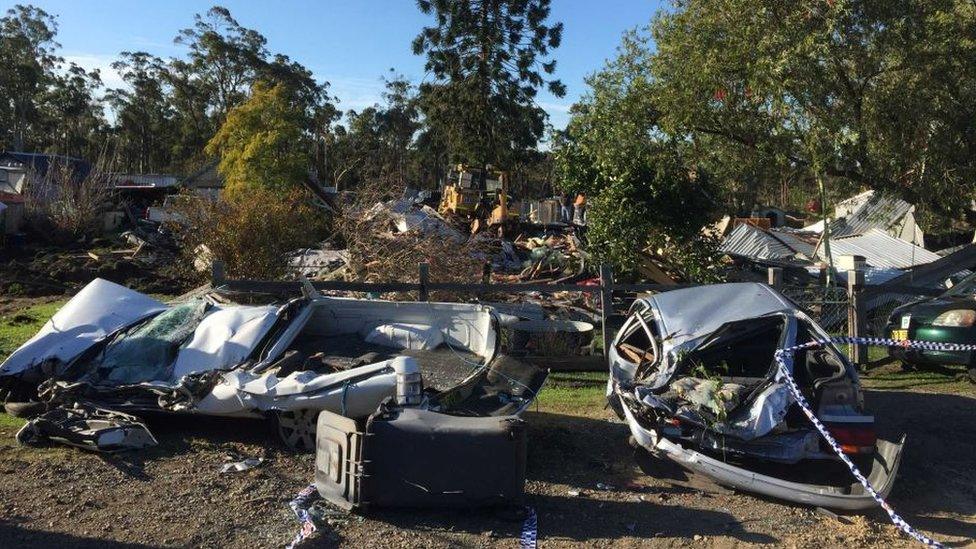 Bulldozer rampage: Australian man guilty of endangering lives - BBC News