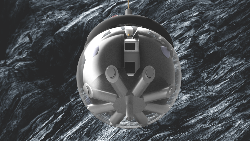 Dangling 'hamster ball' rover to explore Moon caves - BBC Newsround