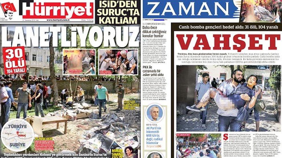 Suruc massacre: Turkey government comes under fire - BBC News