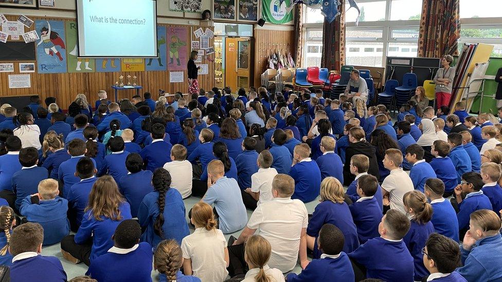 Back to school: Parents and pupils delighted at return - BBC News