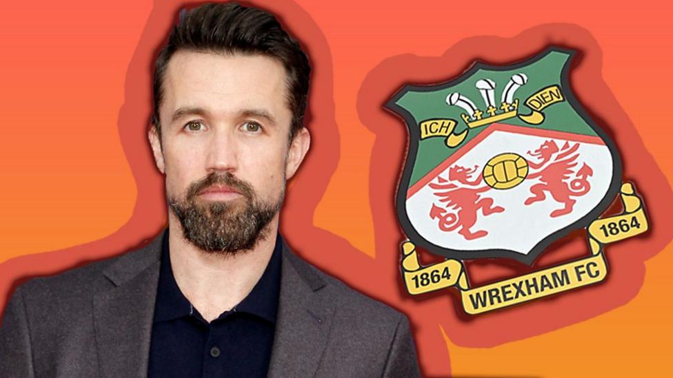 How a journalist got to tease Wrexham FC's star owners - BBC News