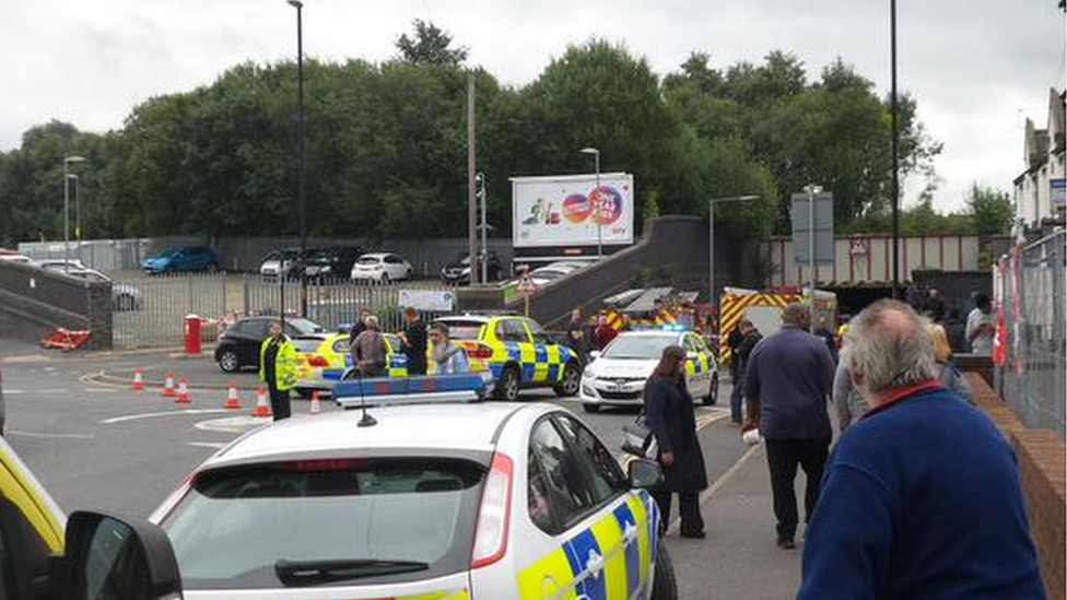 Rochdale bus crash: Seventeen hurt as roof shears off - BBC News