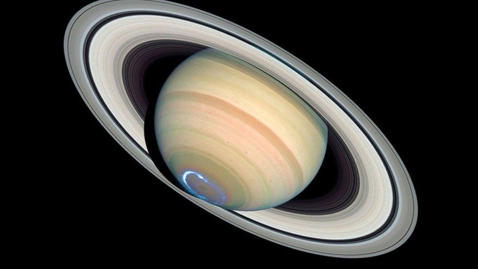 Saturn: Mysterious shadows appear on planet's rings - BBC Newsround
