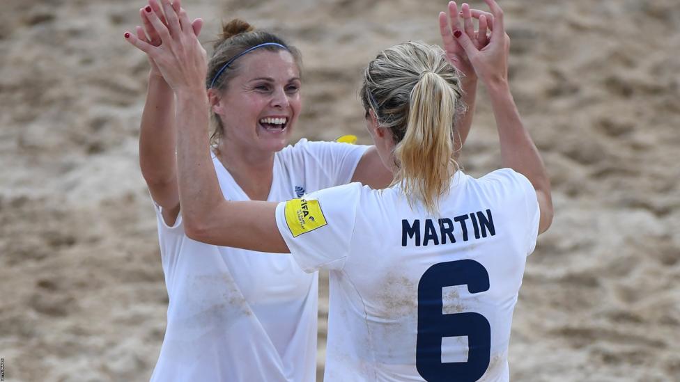 AFC Bournemouth player named the world's best beach footballer - BBC News
