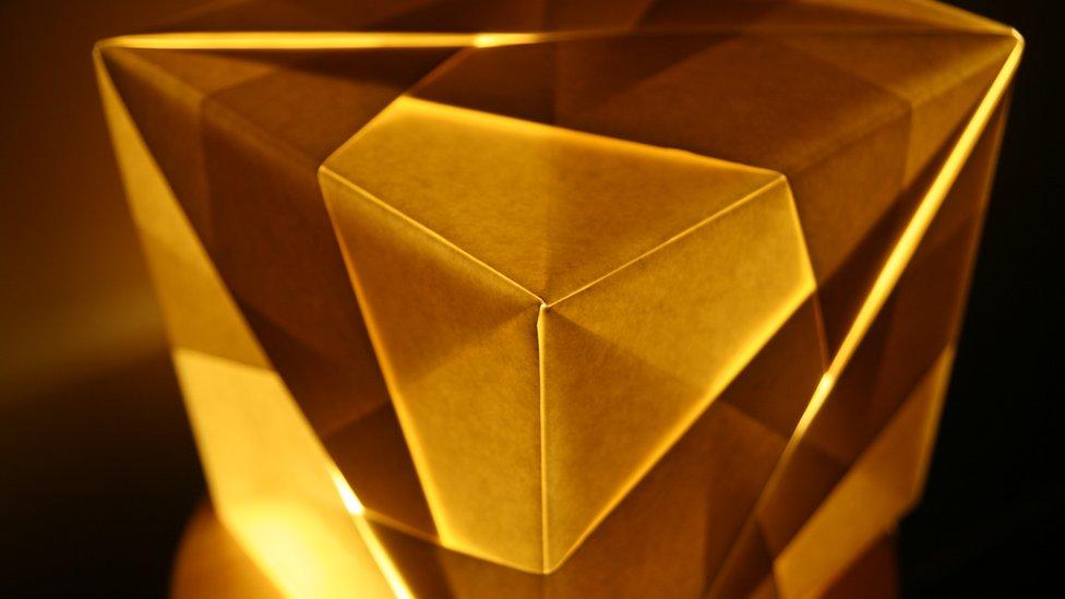 In pictures: Foldability origami exhibition opens in Glasgow - BBC News