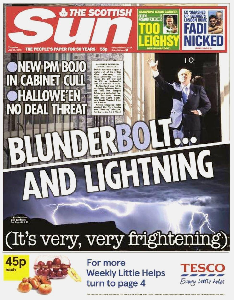 Scotland's papers: 'Boris the butcher's Brexit bloodbath' - BBC News