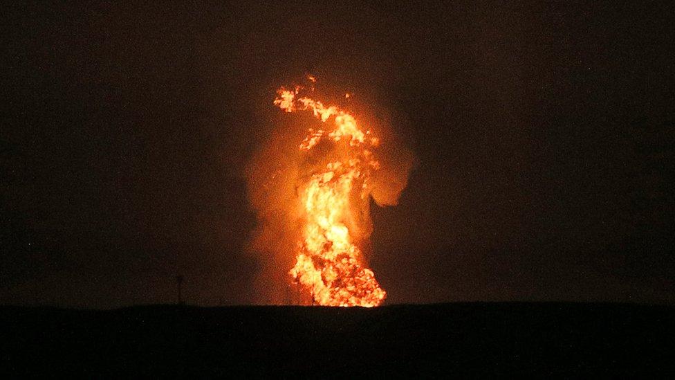 Mud volcanoes: What are they and how do they catch fire? - BBC Newsround