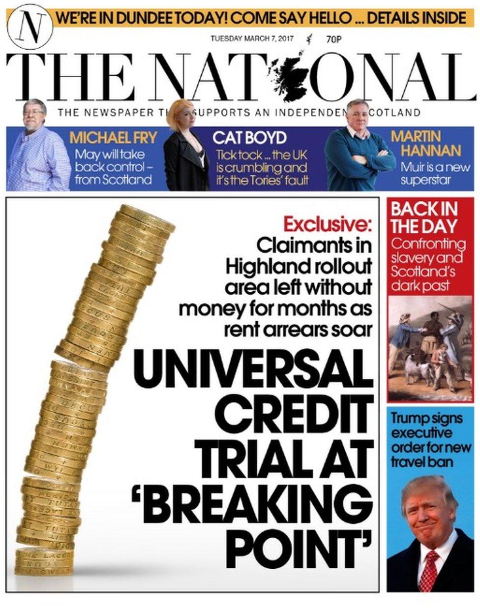 Front pages: Budget cuts impact and unisex school loos - BBC News