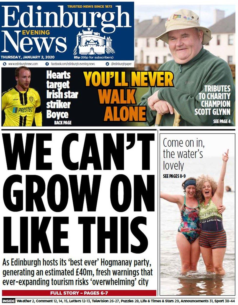 Scotland's papers: Tourism 'overwhelming' city and rail 'rip-off' - BBC ...