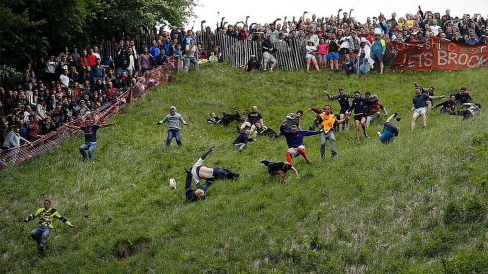 Cheese-rolling veteran hopes to match all-time record - BBC News