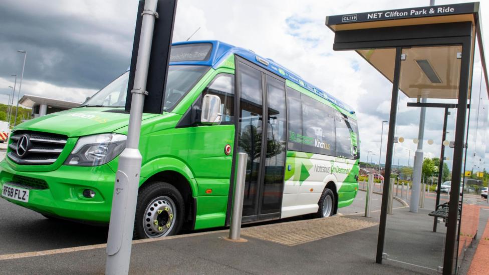 Nottinghamshire on-demand bus service to be expanded - BBC News