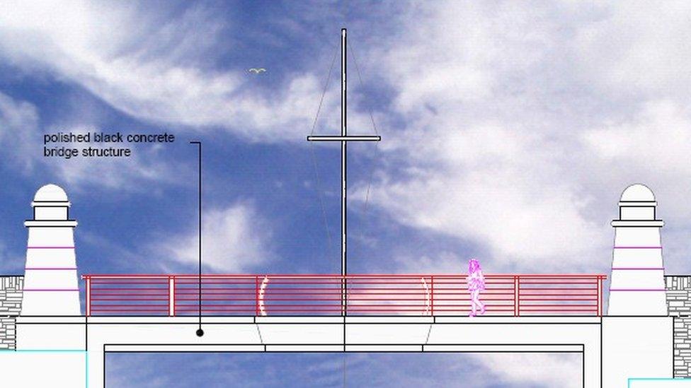 Plans for new Laxey bridge submitted by Manx government - BBC News