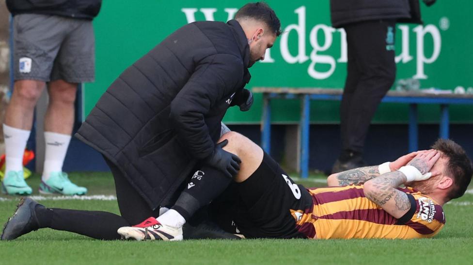Andy Cook: Bradford City striker out for the season with ACL injury ...