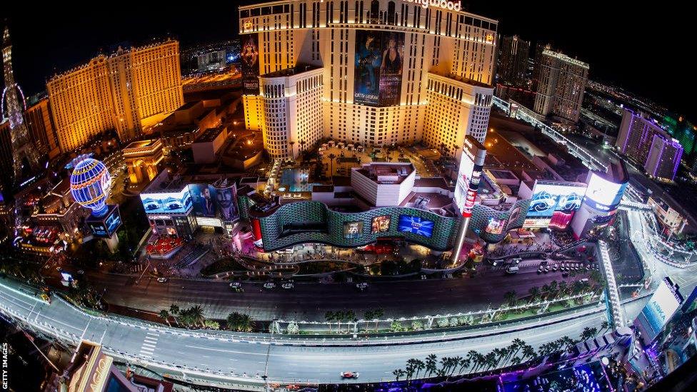 Las Vegas GP images - BBC Sport