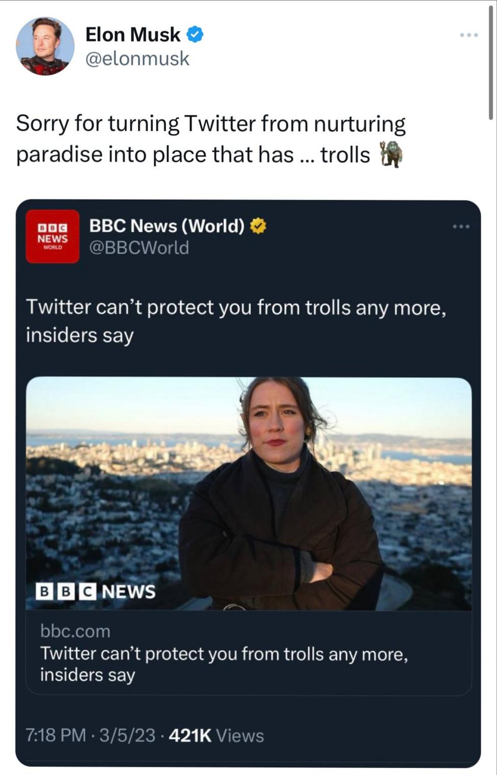 How Elon Musk's tweets unleashed a wave of hate - BBC News